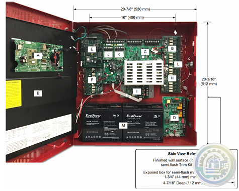 Johnson Controls 4007ES Hybrid, Fire Detection and Control Unit with Addressable and/or ...